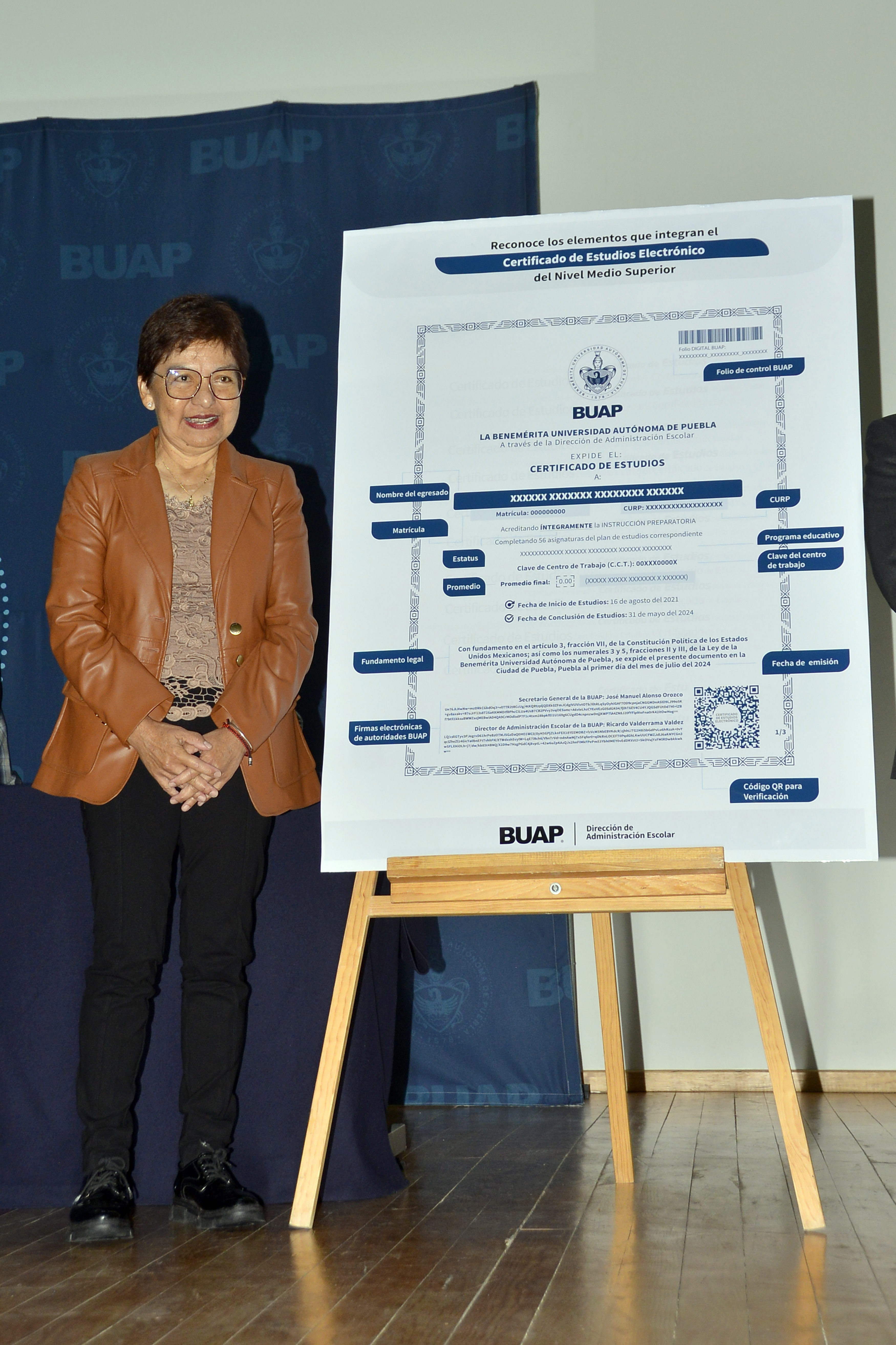 Presenta BUAP certificado de estudios electrónico del nivel medio superior | Boletines BUAP